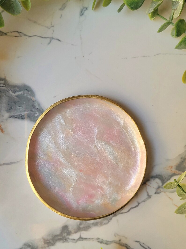 Mother of Pearl Trinket Dish Nautical Faux Sea Shell - Etsy