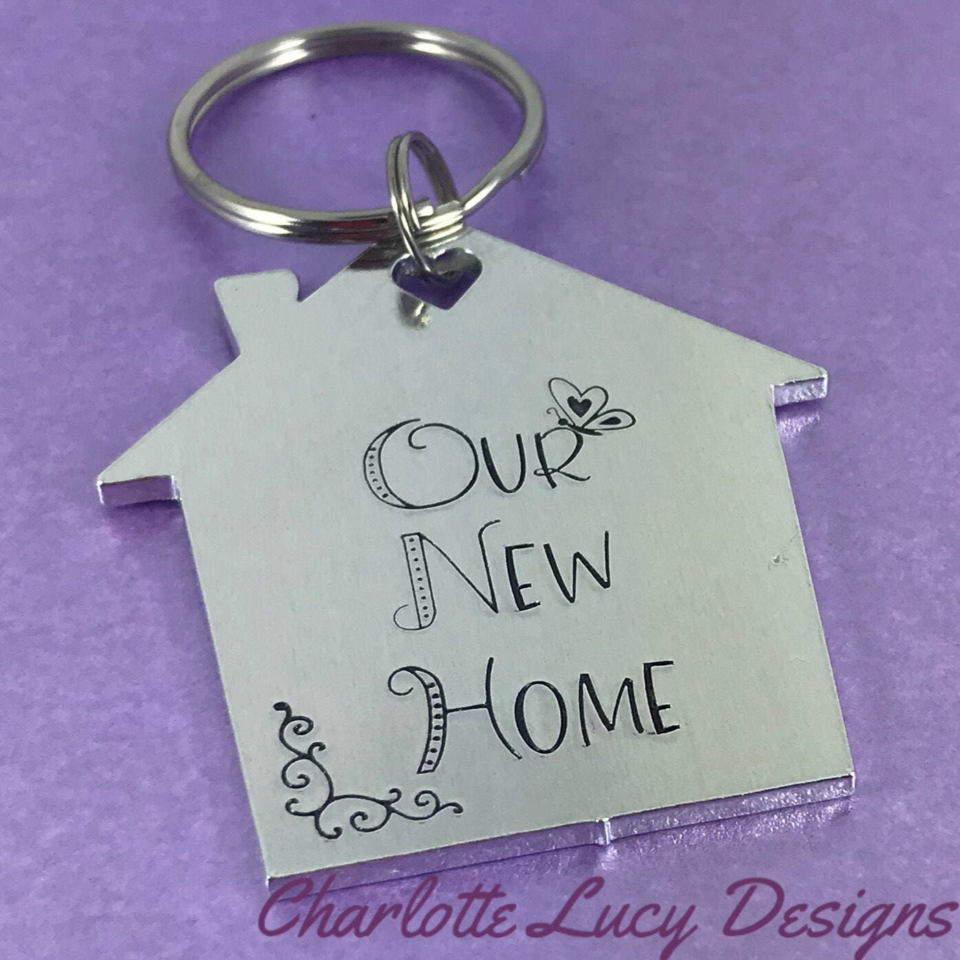 New Home Keyring Our First Home Key Chain Moving House Gift - Etsy UK