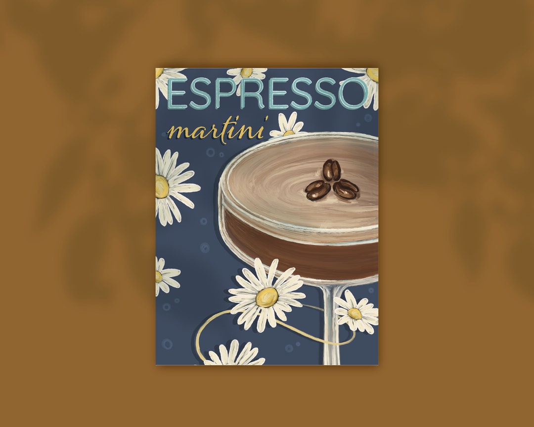 Espresso Martini Poster - Etsy