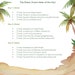 Beach Trip Itinerary | Editable PDF Download - Etsy
