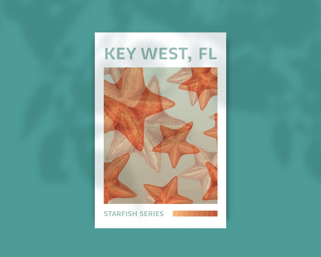 Customizable Starfish Series Poster - Etsy