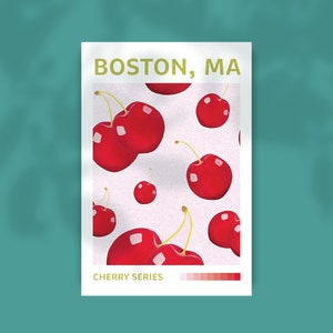 Customizable Cherry Series Poster - Etsy