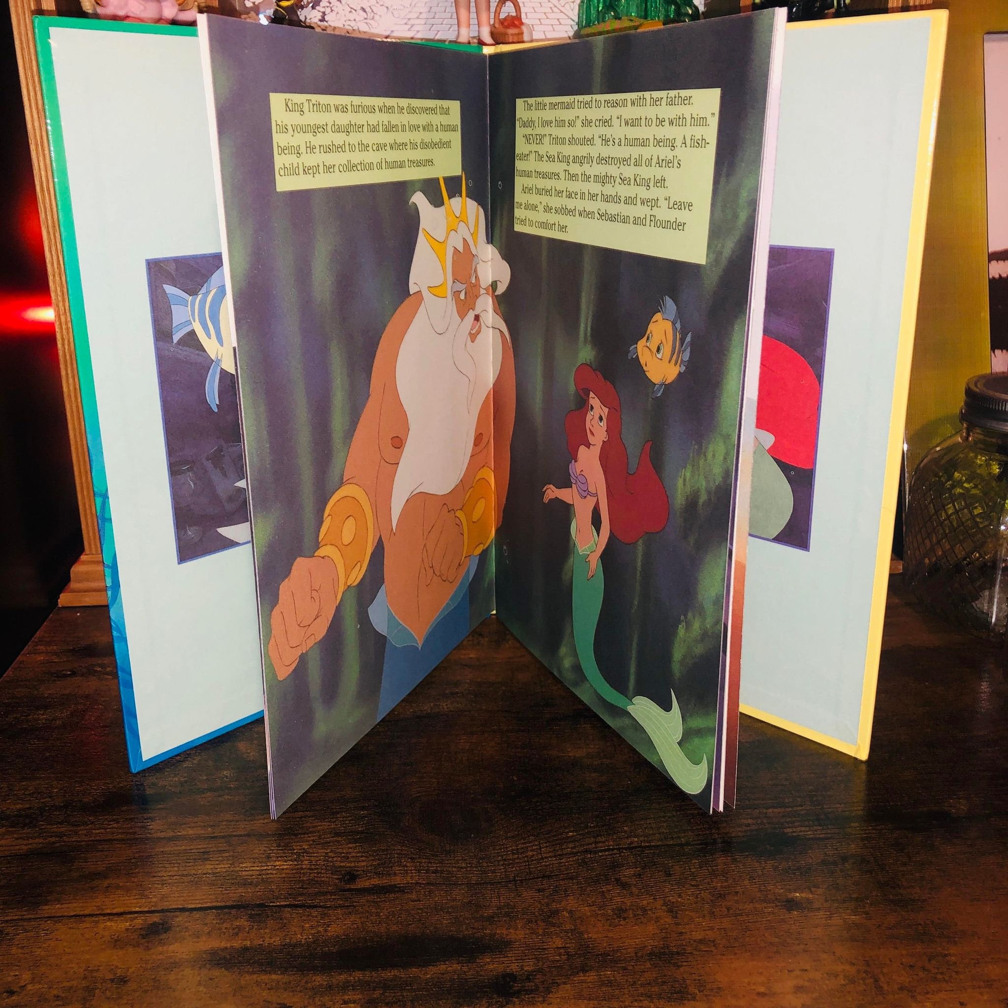 Walt Disneys Presents Little Mermaid a Big Golden Book - Etsy