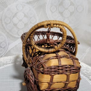 Vintage Woven Car Mini Basket, Candy Bowl - Etsy