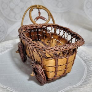Vintage Woven Car Mini Basket, Candy Bowl - Etsy