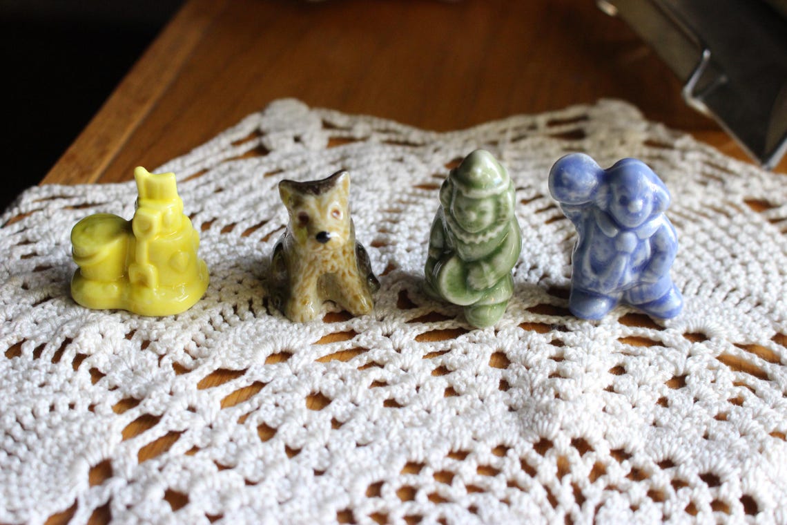 4 Wade Ceramic Miniatures, England Collectibles - Etsy