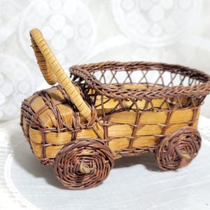 Vintage Woven Car Mini Basket, Candy Bowl - Etsy