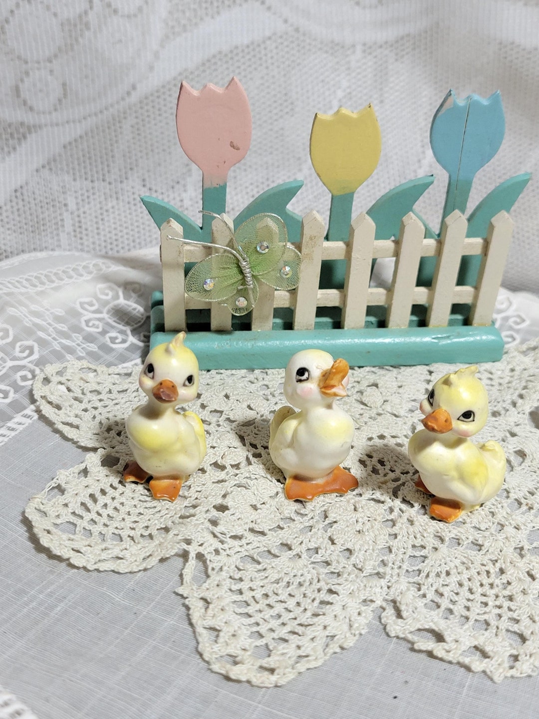 Ceramic Miniature Yellow Duck, Easter Decor, Collectible Figurine - Etsy
