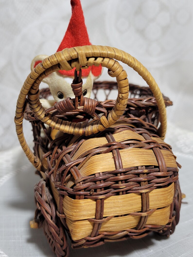 Vintage Woven Car Mini Basket, Candy Bowl - Etsy