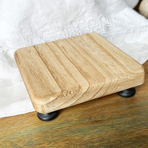 Square Wood Riser, Candle Stand, Kitchen Riser, Display Pedestal ...