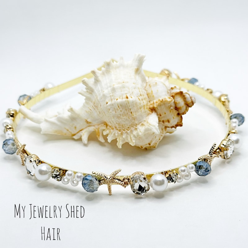 Seashell Headband - Etsy