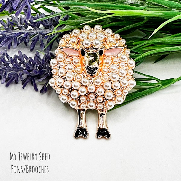 Sheep Brooch - Etsy