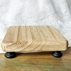 Square Wood Riser, Candle Stand, Kitchen Riser, Display Pedestal ...