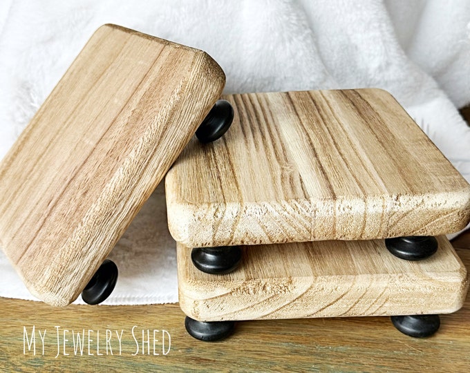 Square Wood Riser, Candle Stand, Kitchen Riser, Display Pedestal ...
