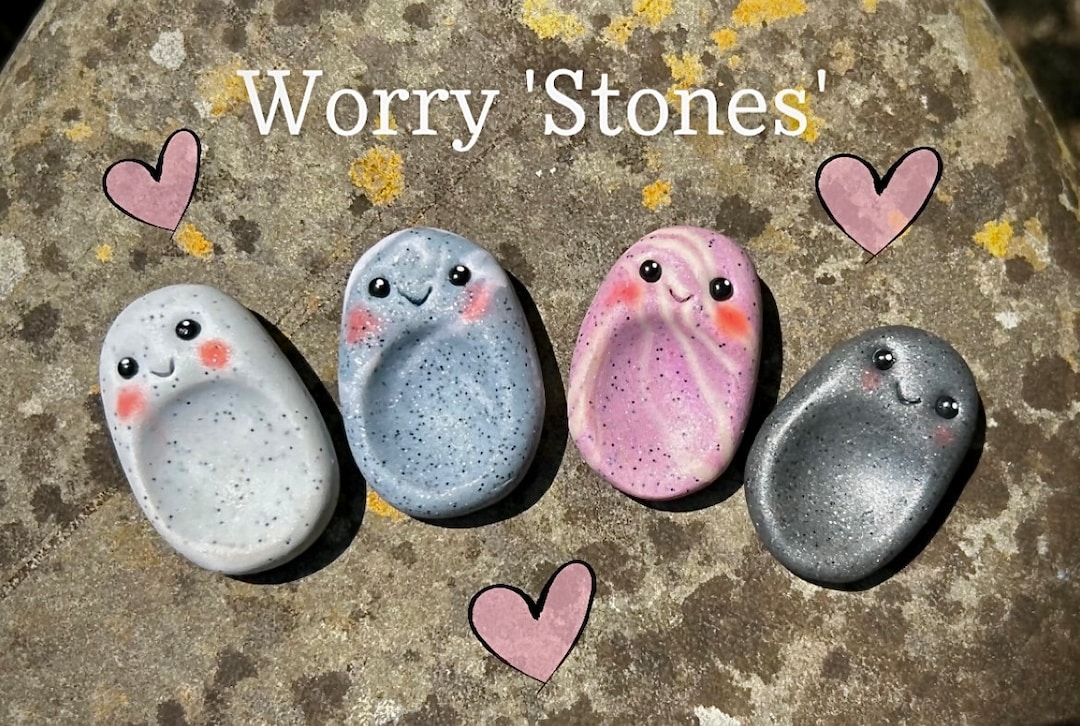 Original Clay Matte Smooth Worry 'stones' Soothing - Etsy UK