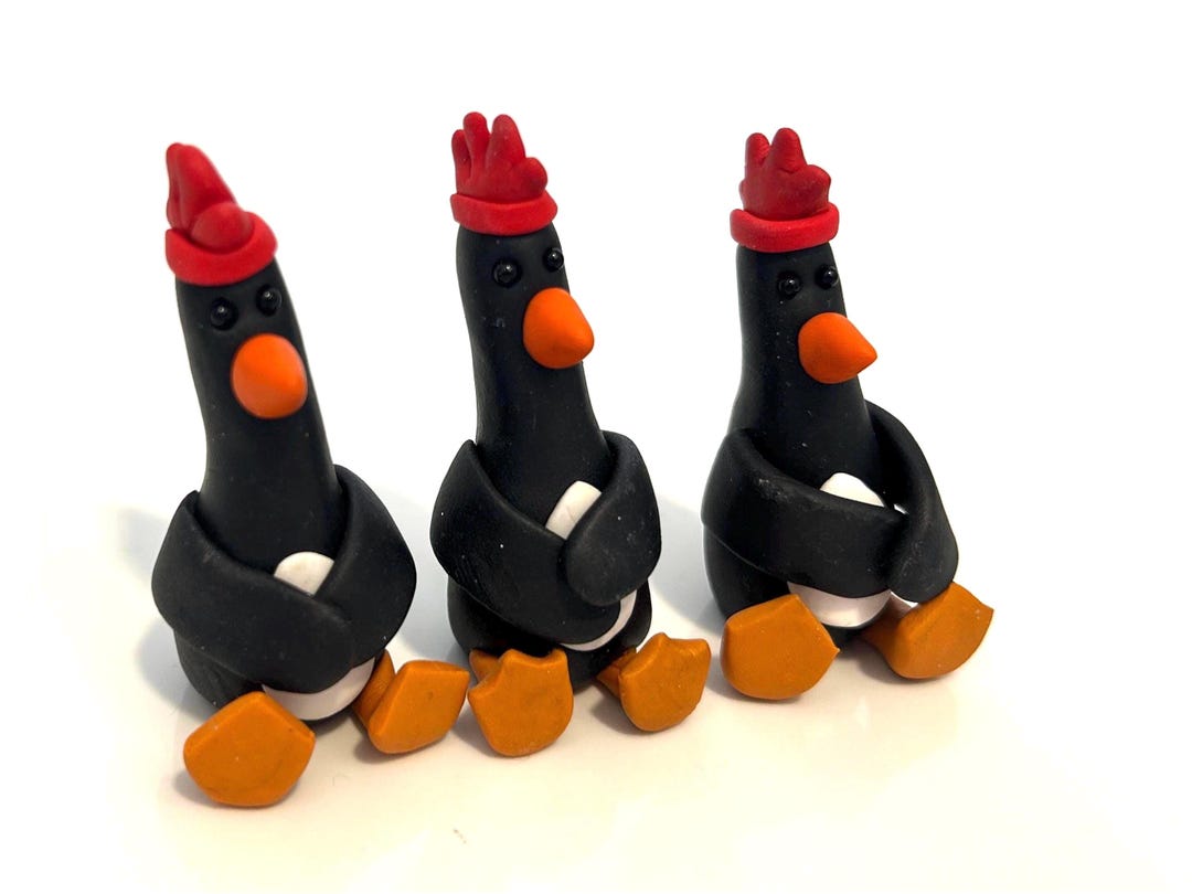 Clay Feathers Mcgraw Figure- Wallace and Gromit Based Merchandise, Cute ...