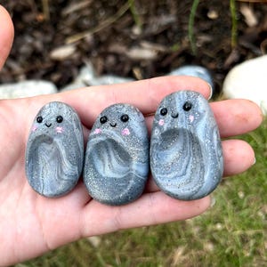 Original Clay Matte Smooth Worry 'stones' - Soothing Thumb Friend ...