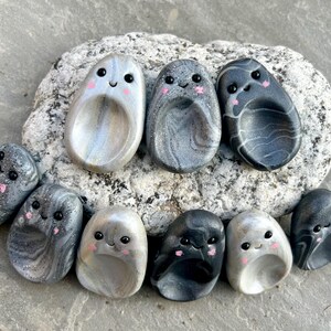 Original Clay Matte Smooth Worry 'stones' - Soothing Thumb Friend ...