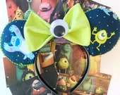 Monsters Inc Disney-inspired Mickey Ears - Etsy