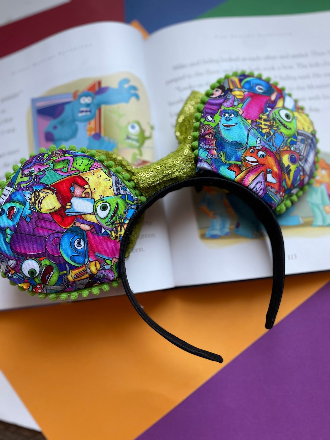 Monsters Inc Disney-inspired Mickey Ears - Etsy
