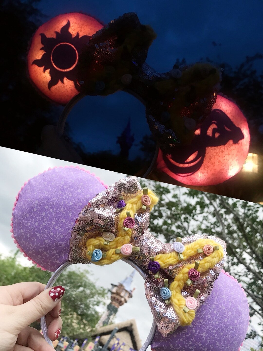 Tangled Disney-inspired Mickey Ears - Etsy