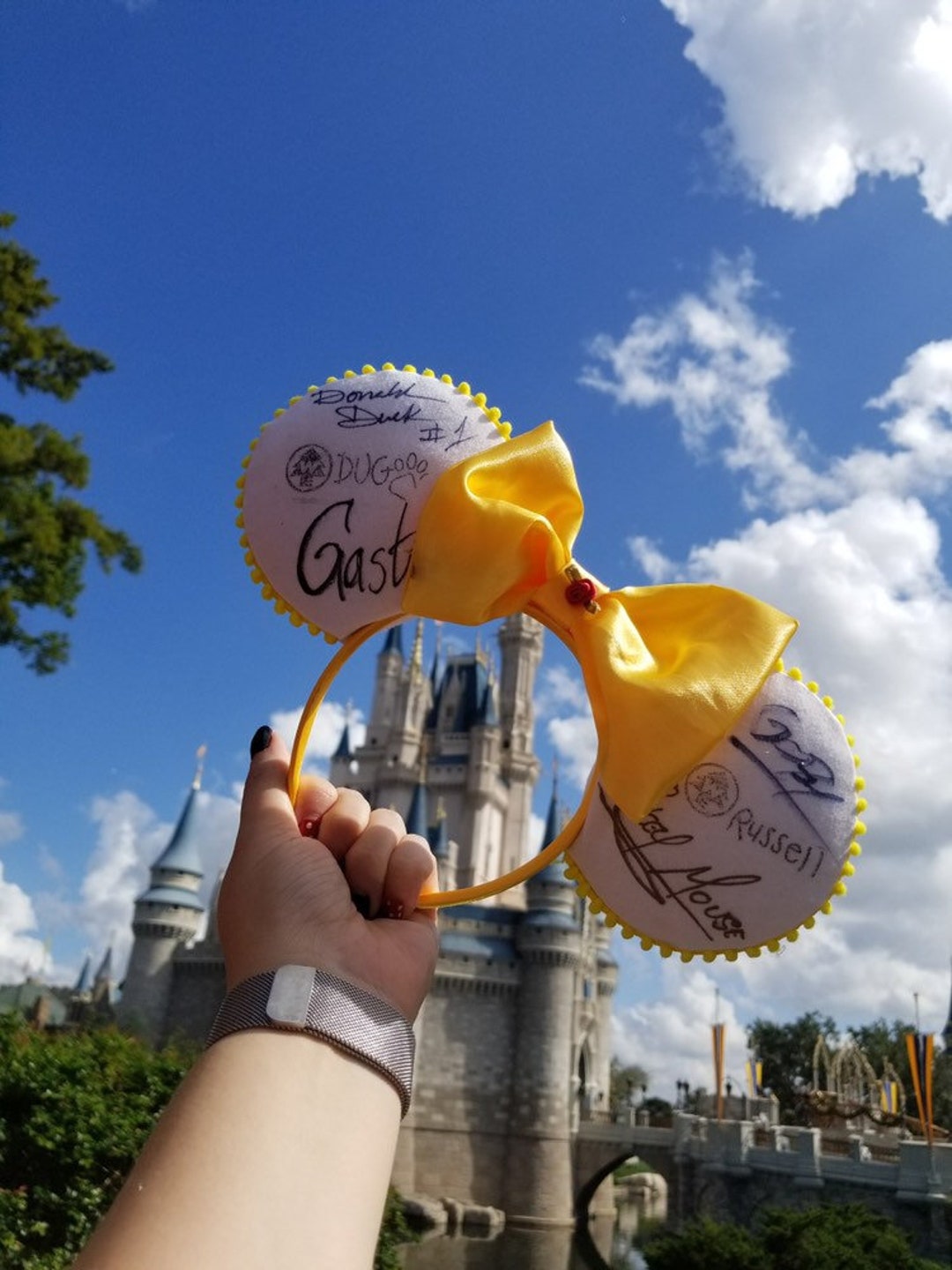Belle Signature Mickey Ears - Etsy