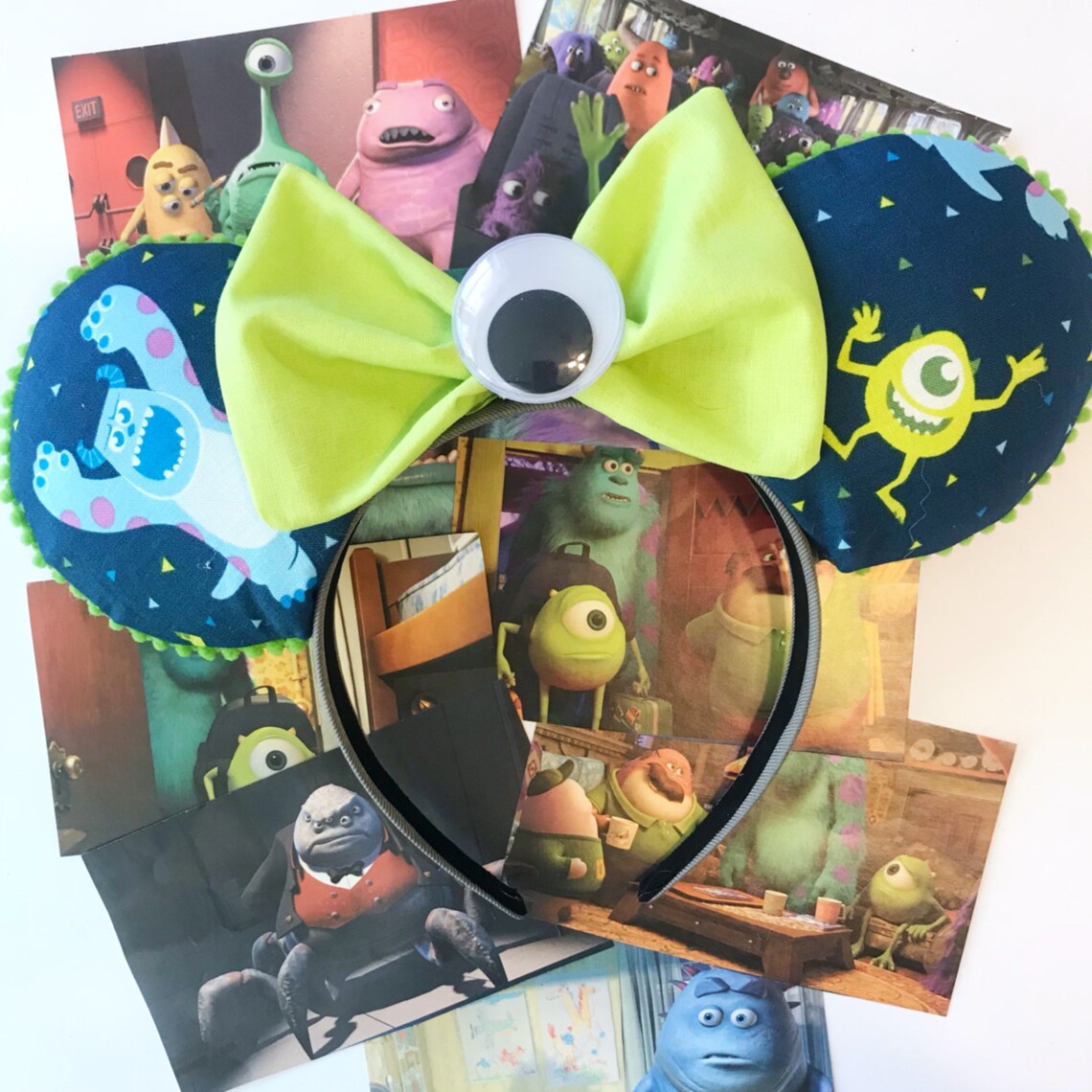 Monsters Inc Disney-inspired Mickey Ears | Etsy