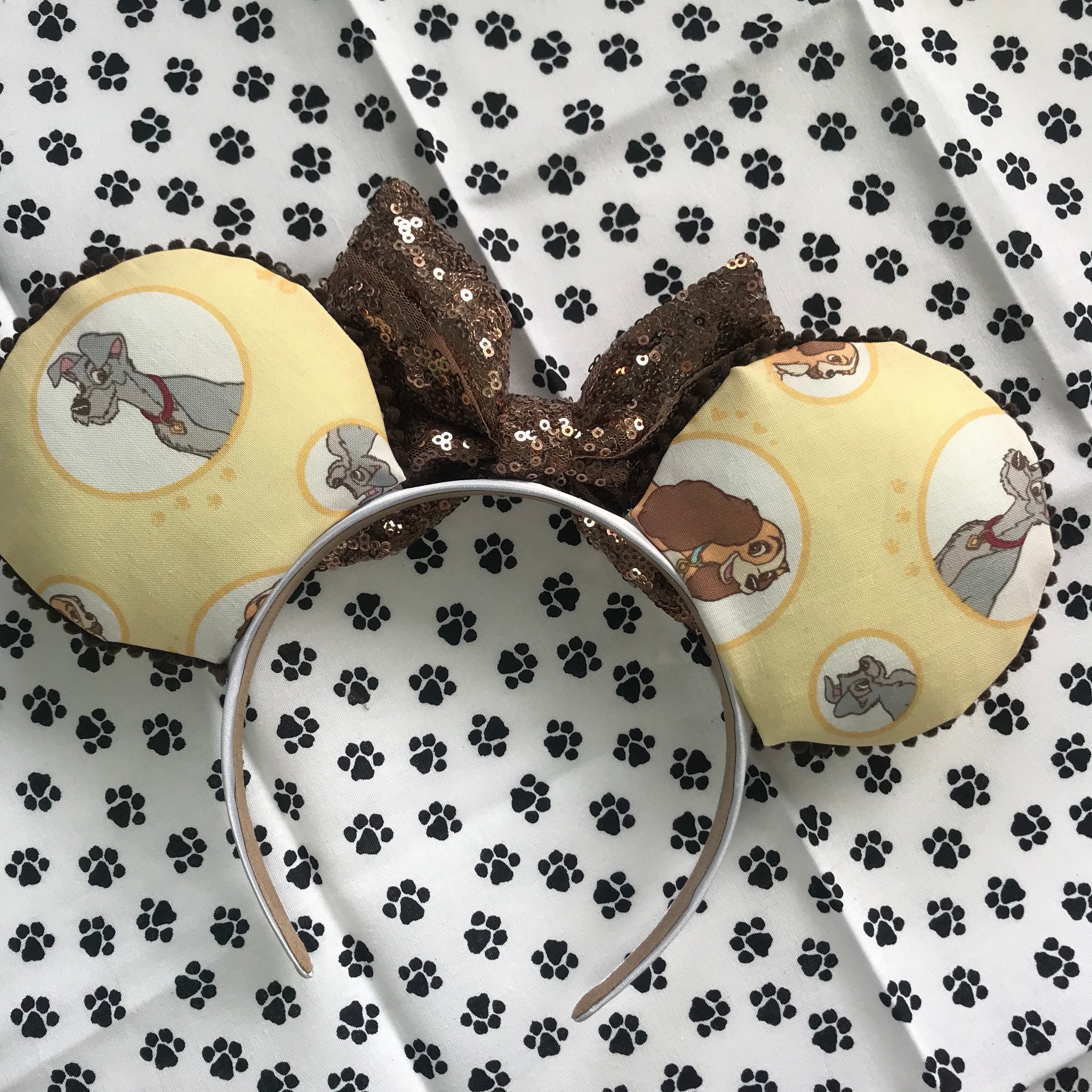 Lady and the Tramp Disney-inspired Mickey Ears - Etsy