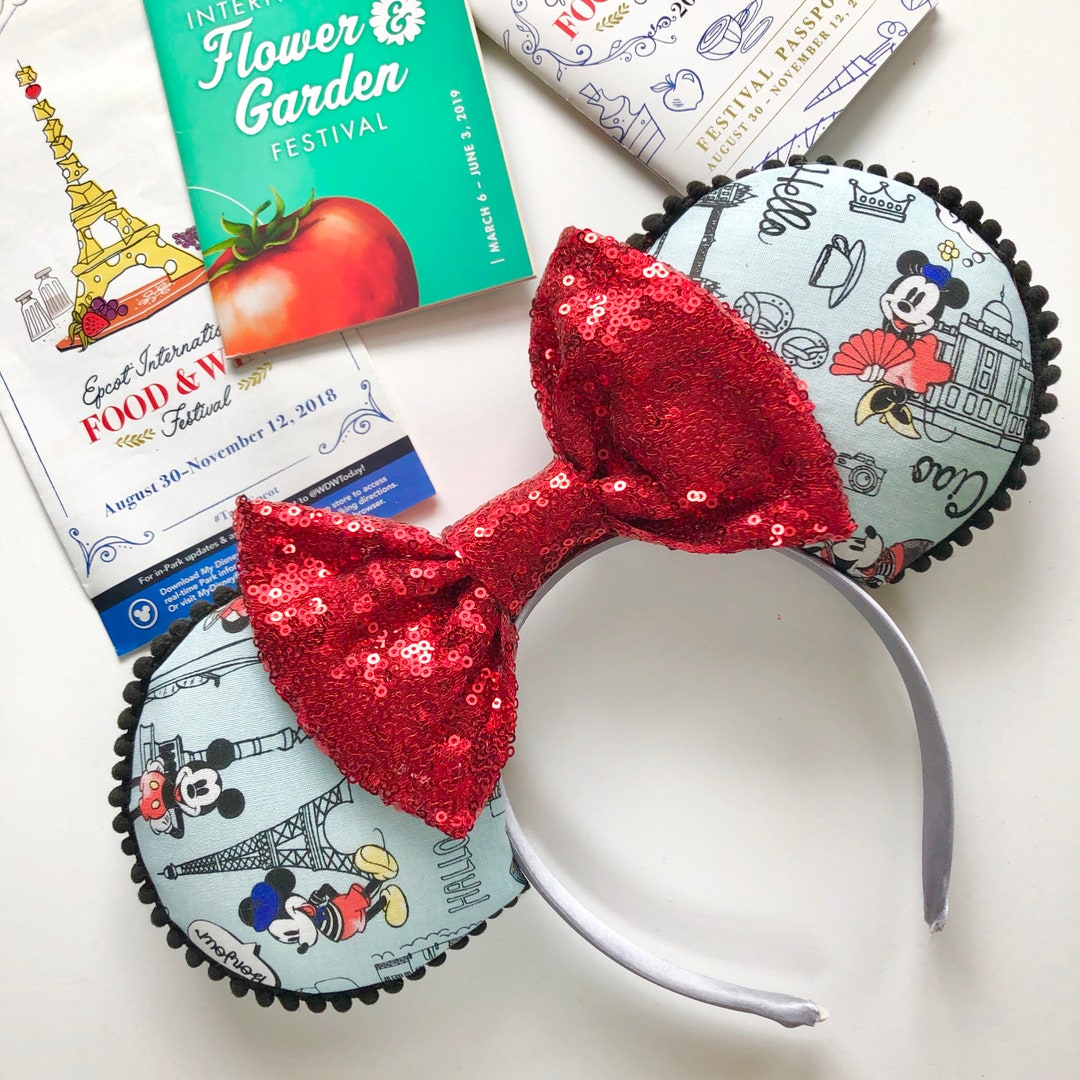 Epcot Paris Inspired Mickey Ears - Etsy