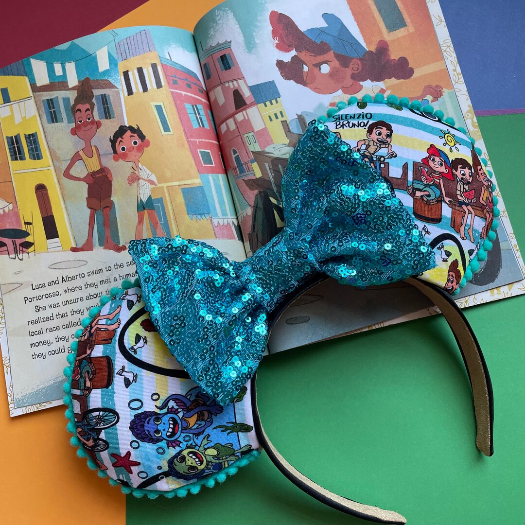 LAST ONE Luca Disney-inspired Mickey Ears - Etsy