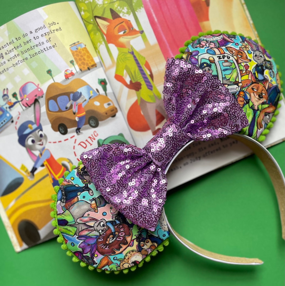 Zootopia Disney-inspired Mickey Ears - Etsy