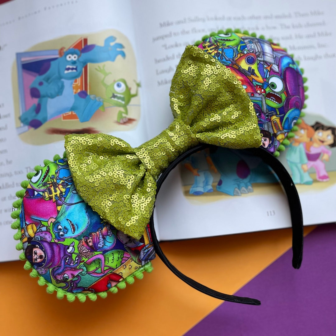 Monsters Inc Disney-inspired Mickey Ears - Etsy