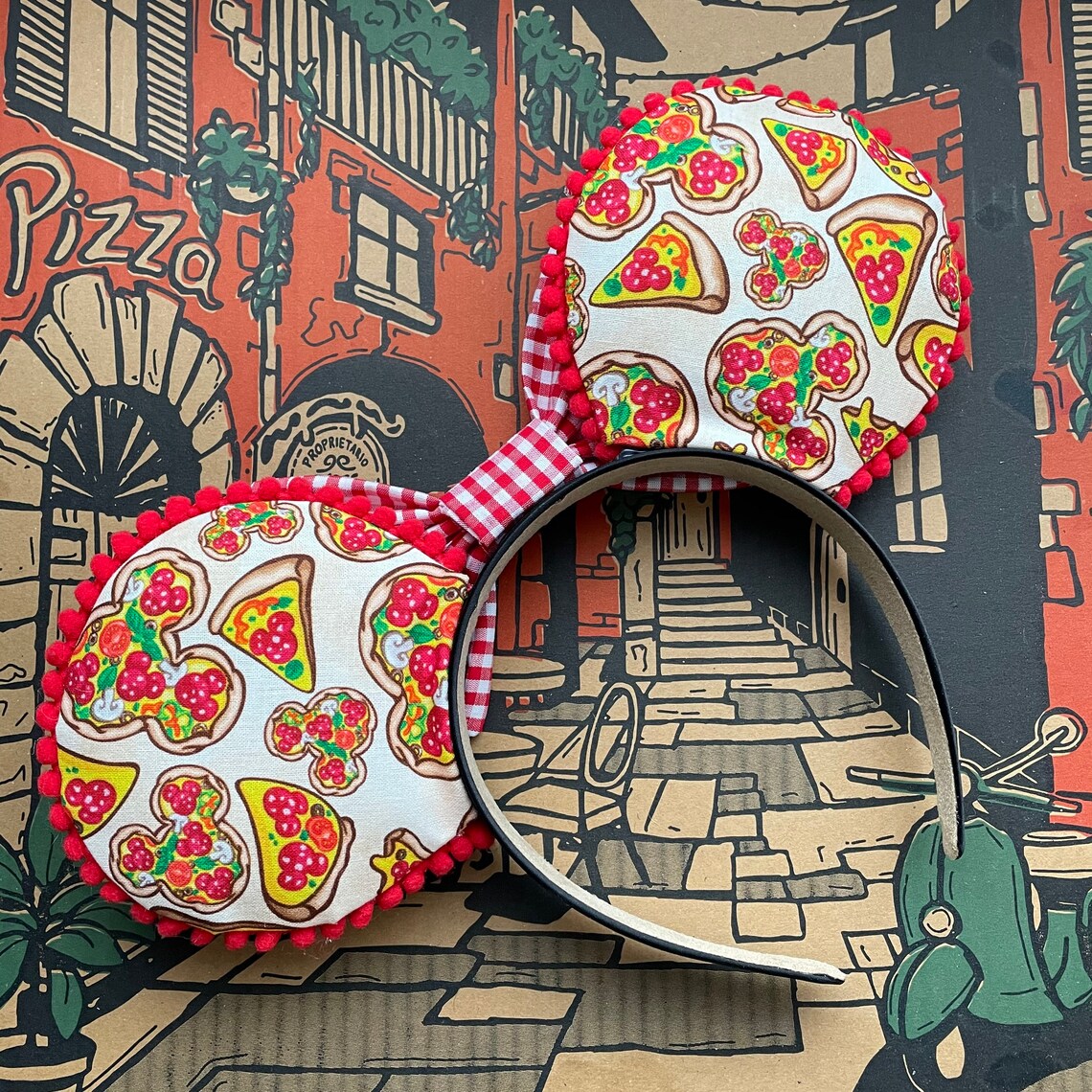 Pizza Disney-inspired Mickey Ears - Etsy
