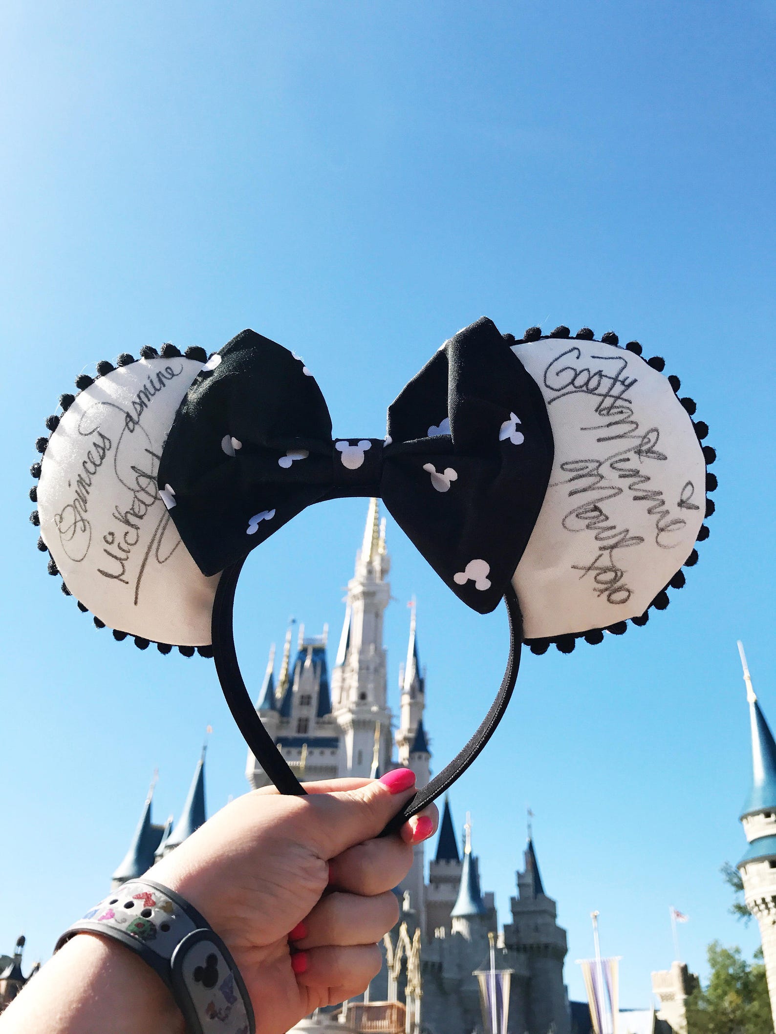 Signature Autograph Mickey Ears - Etsy