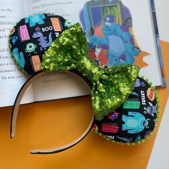 Monsters Inc Disney-inspired Mickey Ears - Etsy