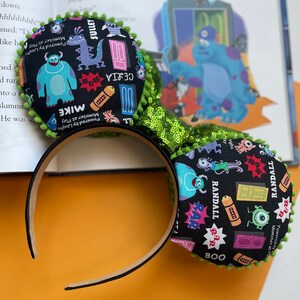 Monsters Inc Disney-inspired Mickey Ears - Etsy