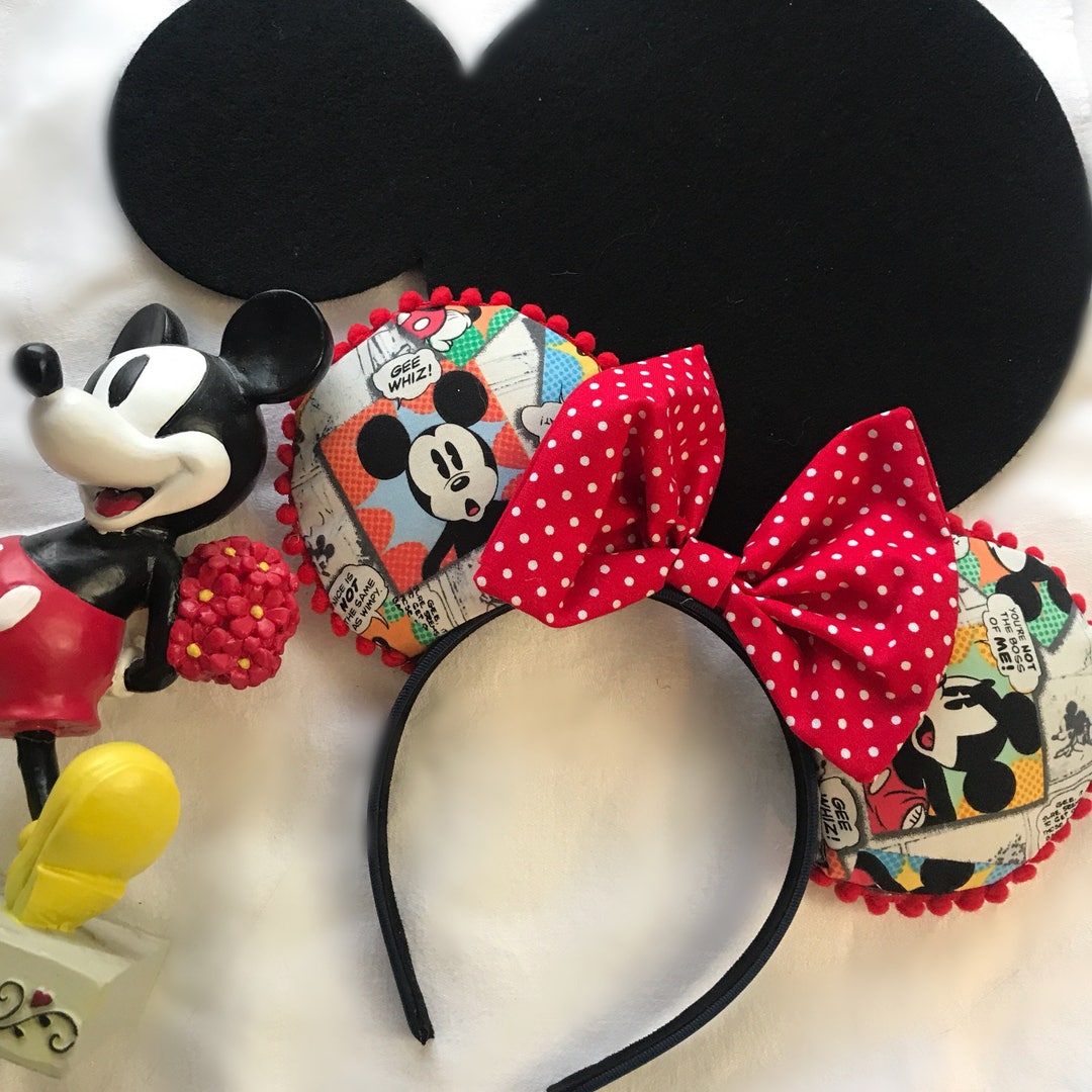 Comic Mickey Ears - Etsy