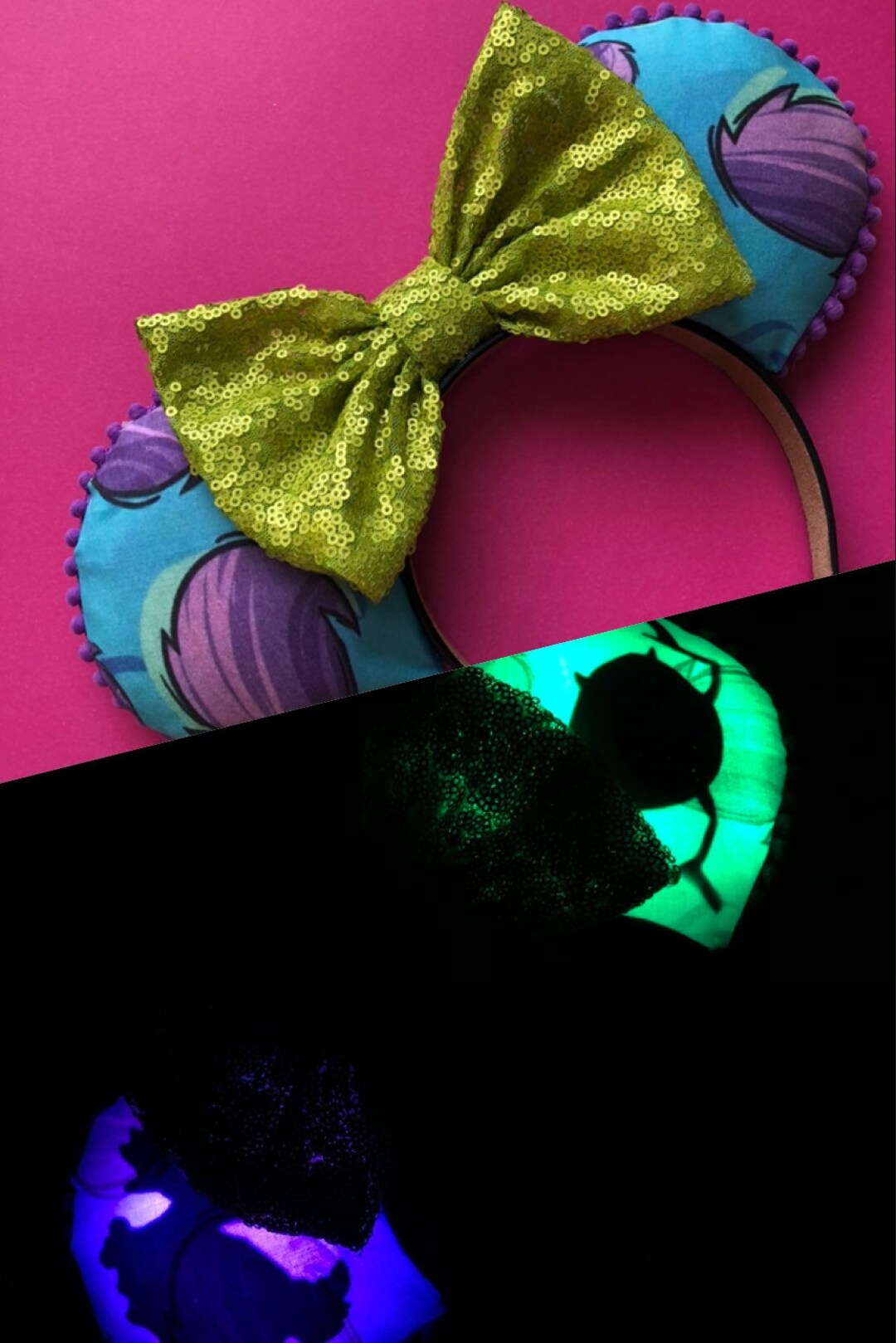 Monsters Inc Disney-inspired Mickey Ears - Etsy