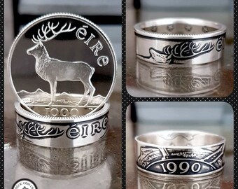 Irish Coin Ring - Etsy