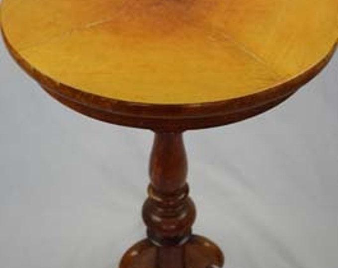 Antique Side Table Round Circa 1900 Art Nouveau Birch - Etsy