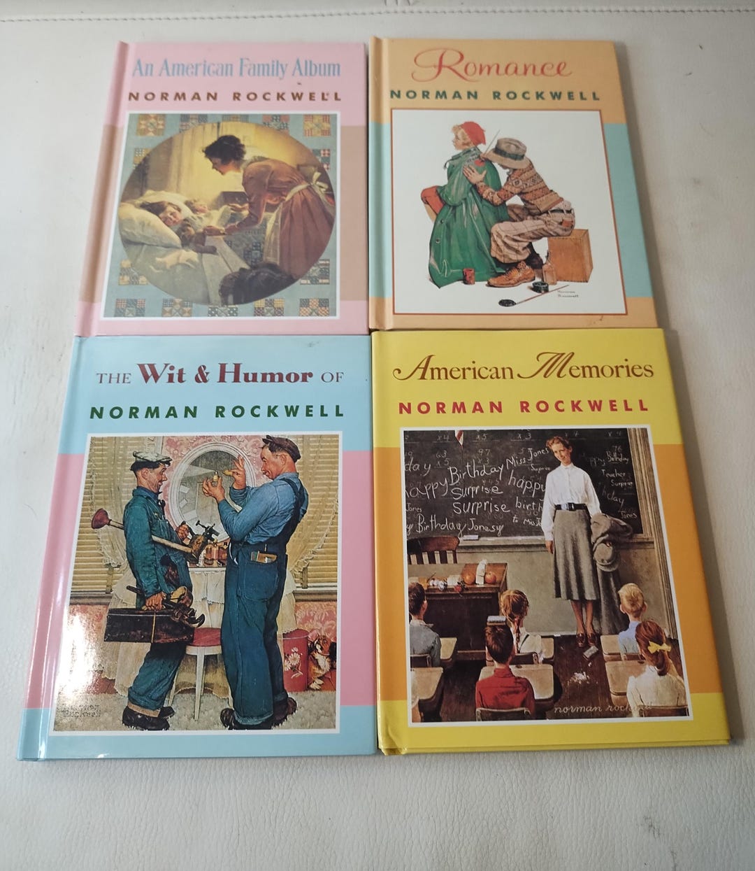 Norman Rockwell Book Lot of 4~wit and Humor~romance~memories~family ...