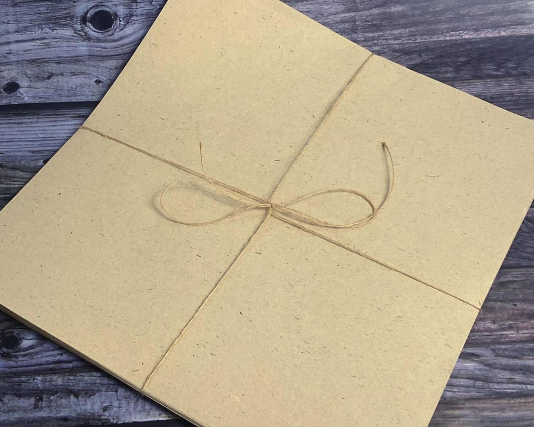 X50 Bamboo Recycled Sheets 35cm X 35cm, Handmade Paper, XL Large Square ...