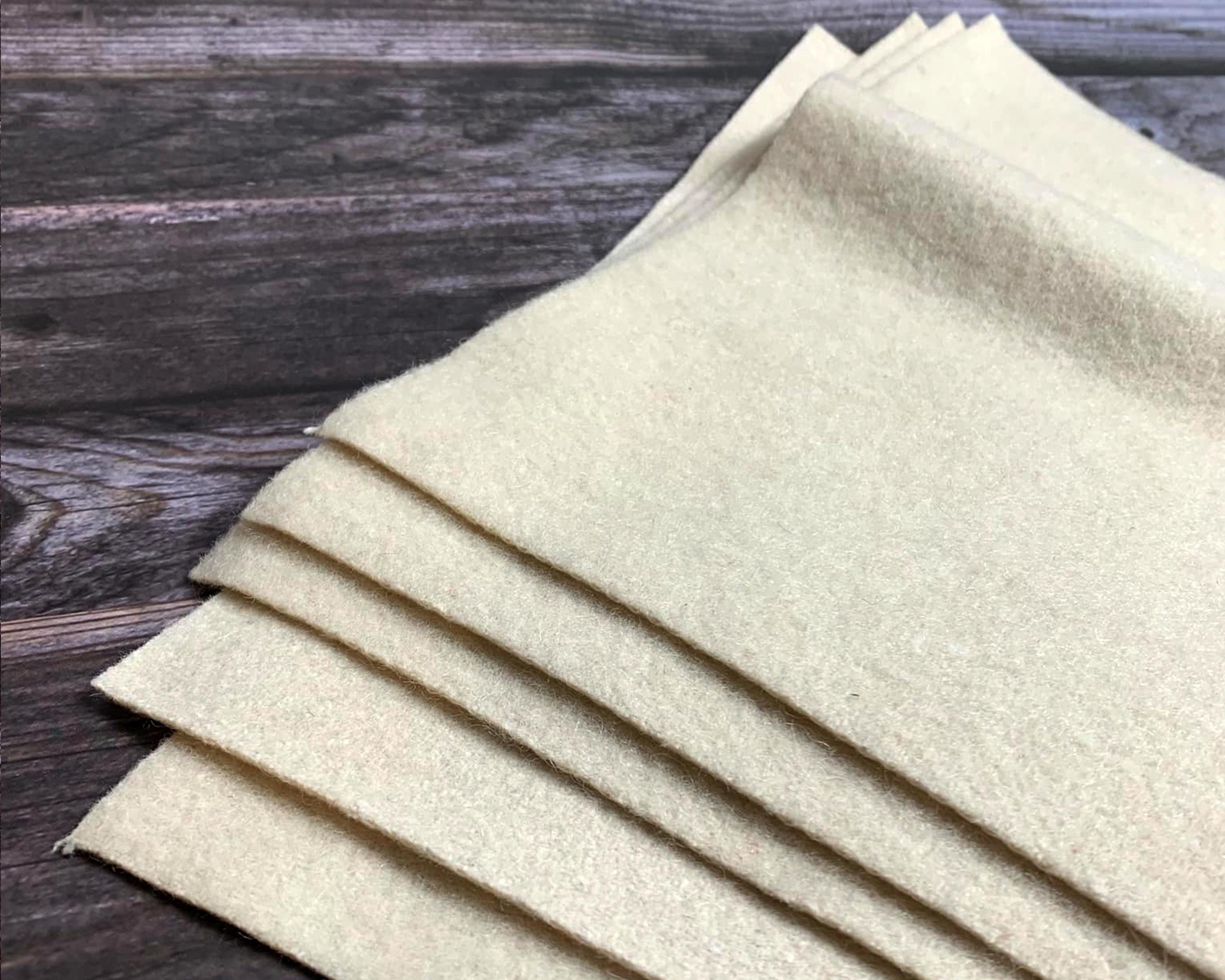 X5 Felts Premium Paper Making, Wool, A5 A6 Sized Sheets, Couching ...