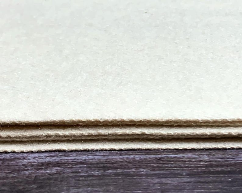 X5 Felts Premium Paper Making, Wool, A5 A6 Sized Sheets, Couching ...
