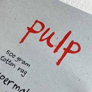 Paper Pulp Cotton Rag, 500 Gram Pack, Paper Making, Papier-mâché, Pulp ...