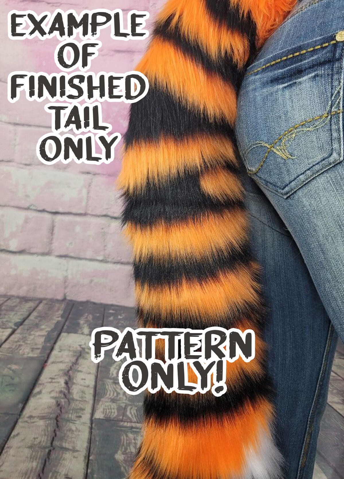 DIY Tiger Tail Bundle- PDF Pattern - Etsy