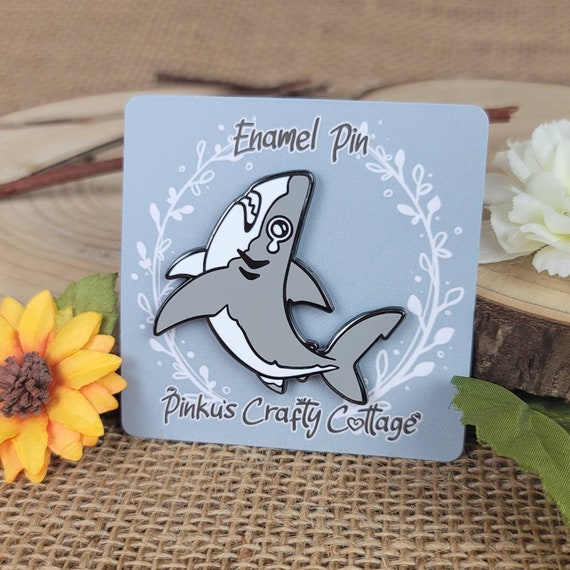 Great White Shark Pin - Etsy