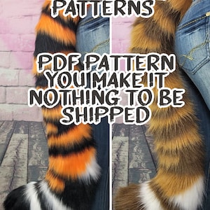 DIY Tiger Tail Bundle- PDF Pattern - Etsy