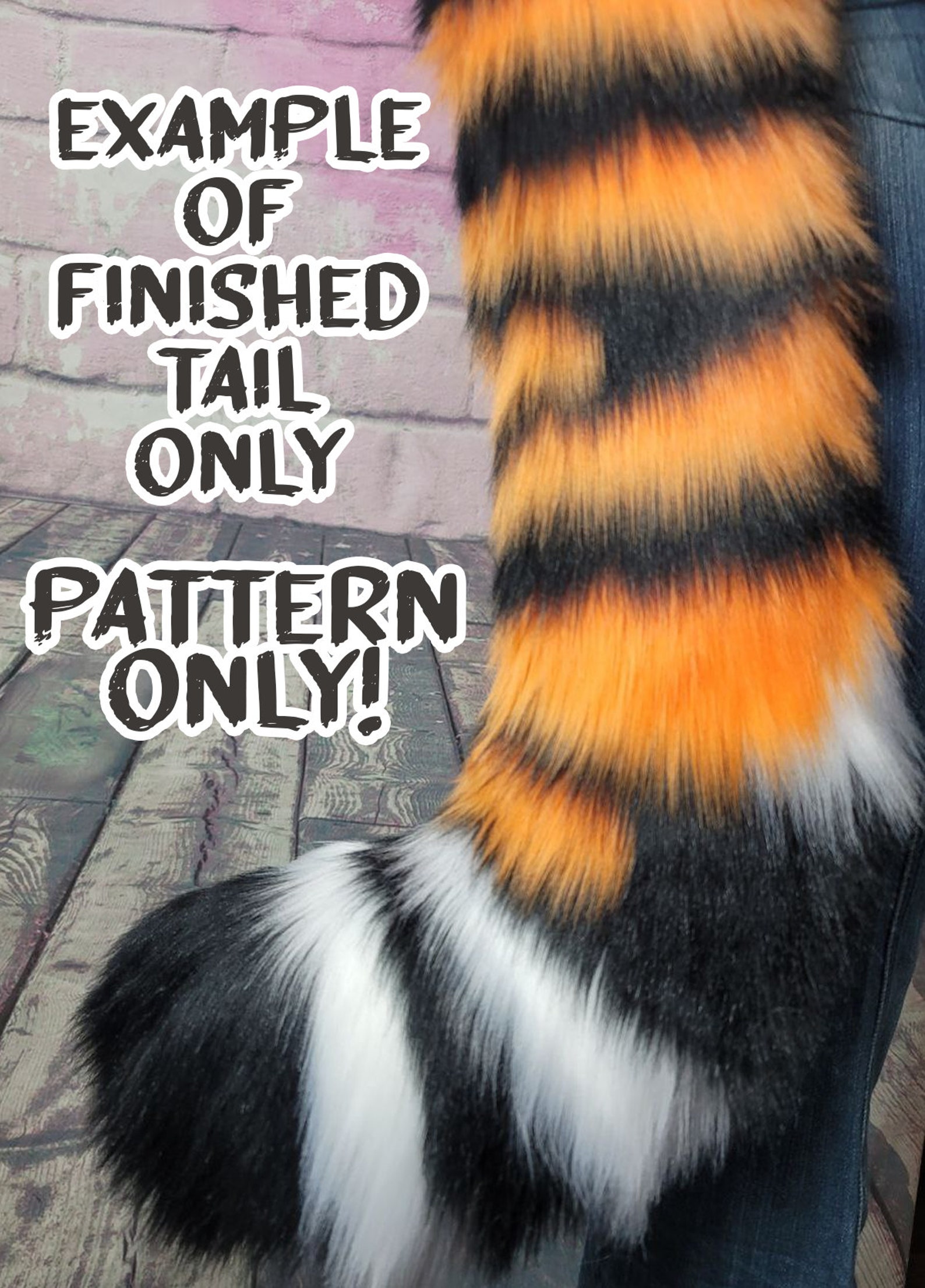DIY Tiger Tail Bundle- PDF Pattern - Etsy