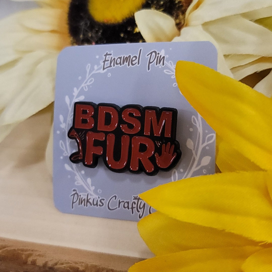 BDSM Fur Pin - Etsy